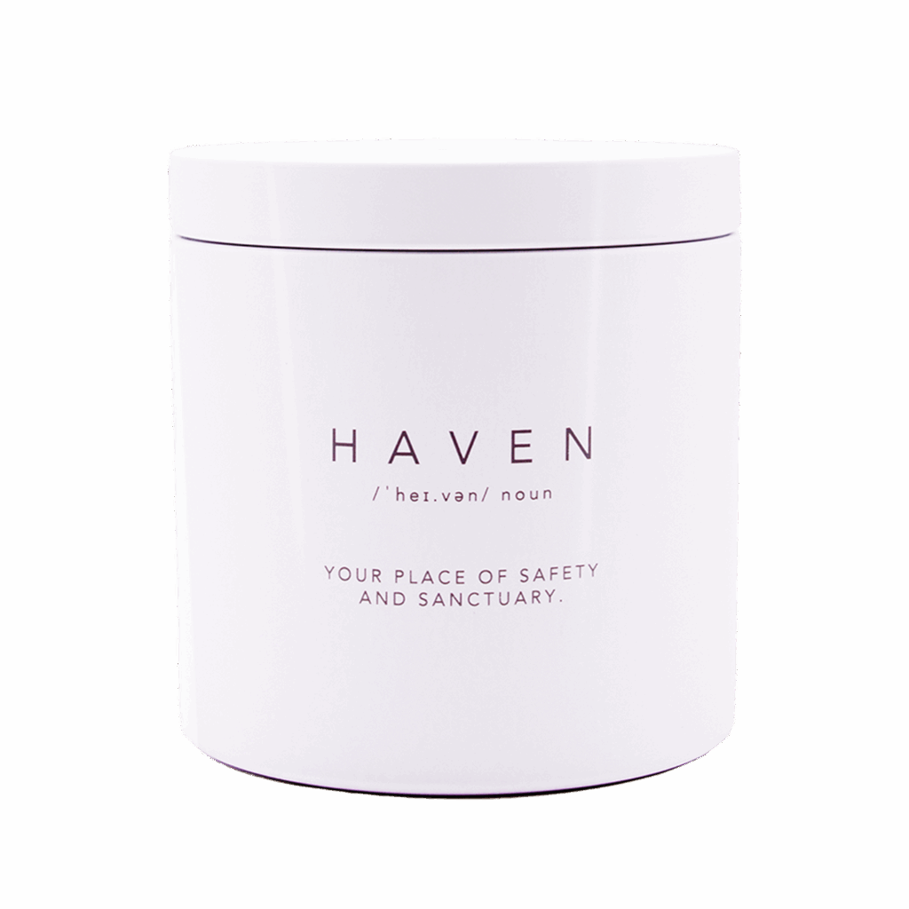 Haven 100% Soy Wax Candle With Essential Oils Hand Poured With Multi ...